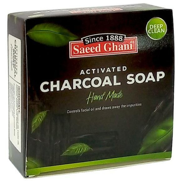 Saeed Ghani | Skincare | Saeed Ghani Activated Charcoal Face Soap Handmade Deepcleansing ...